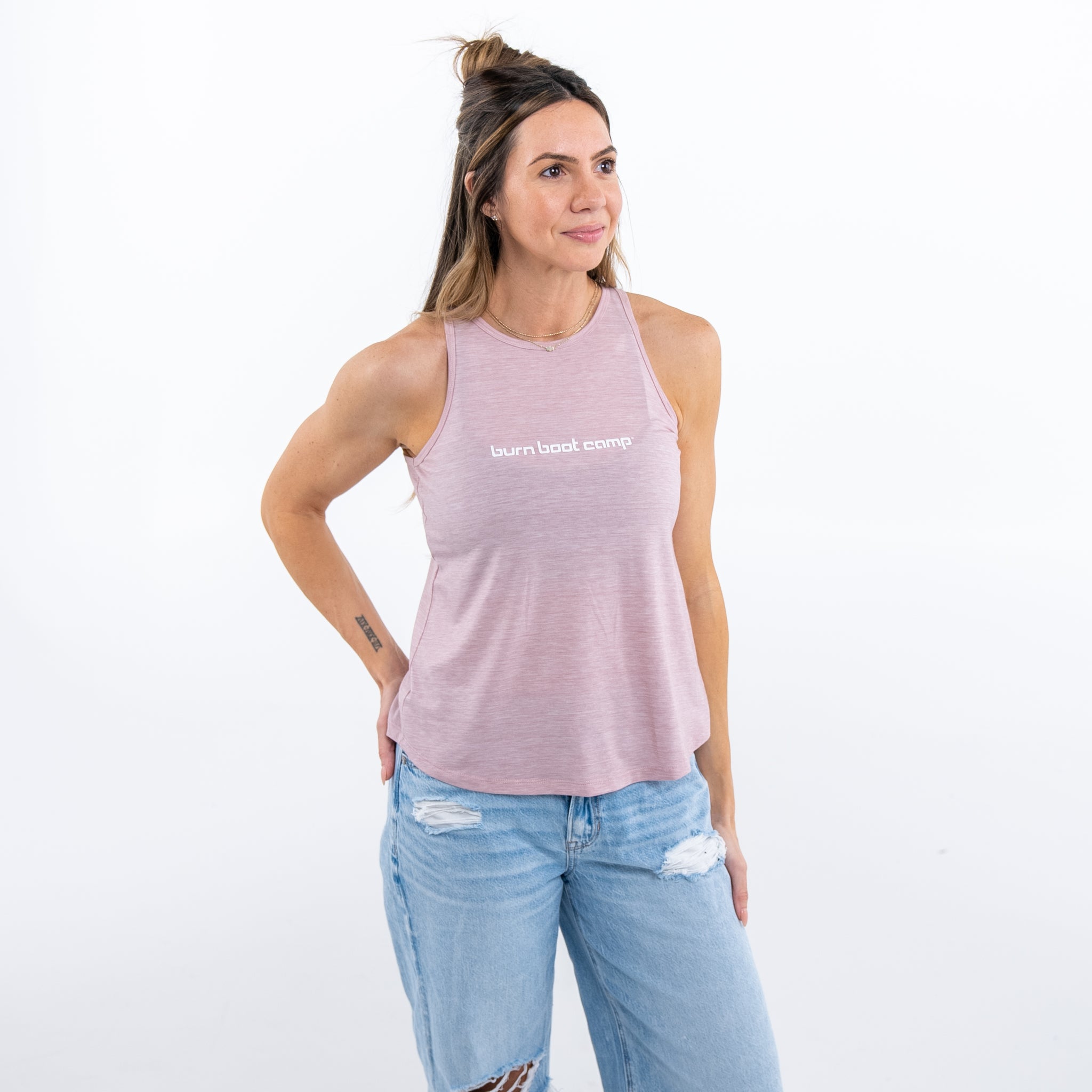 Burn Heathered Tank – Burn Boot Camp