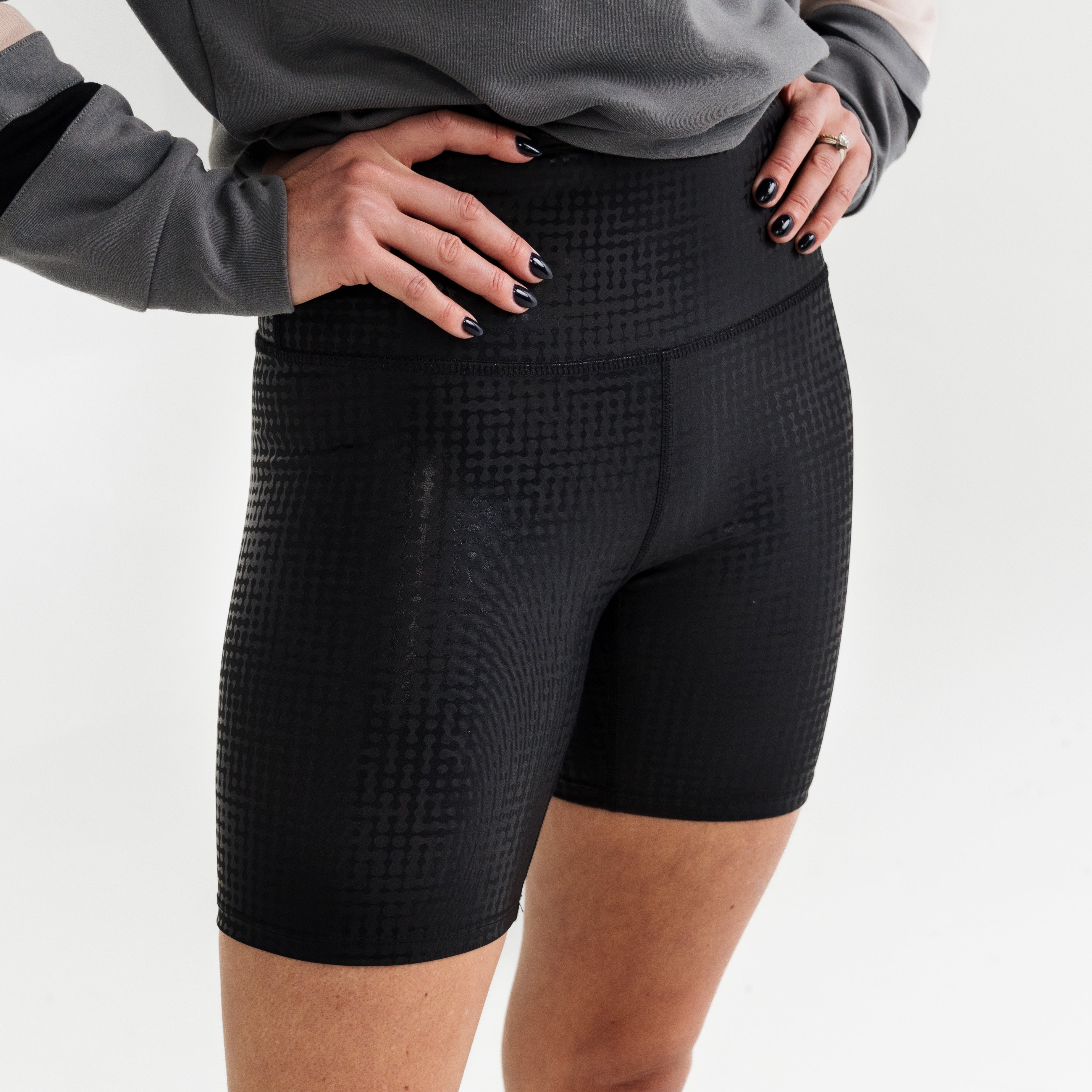 Digi Foil Biker Short – Burn Boot Camp