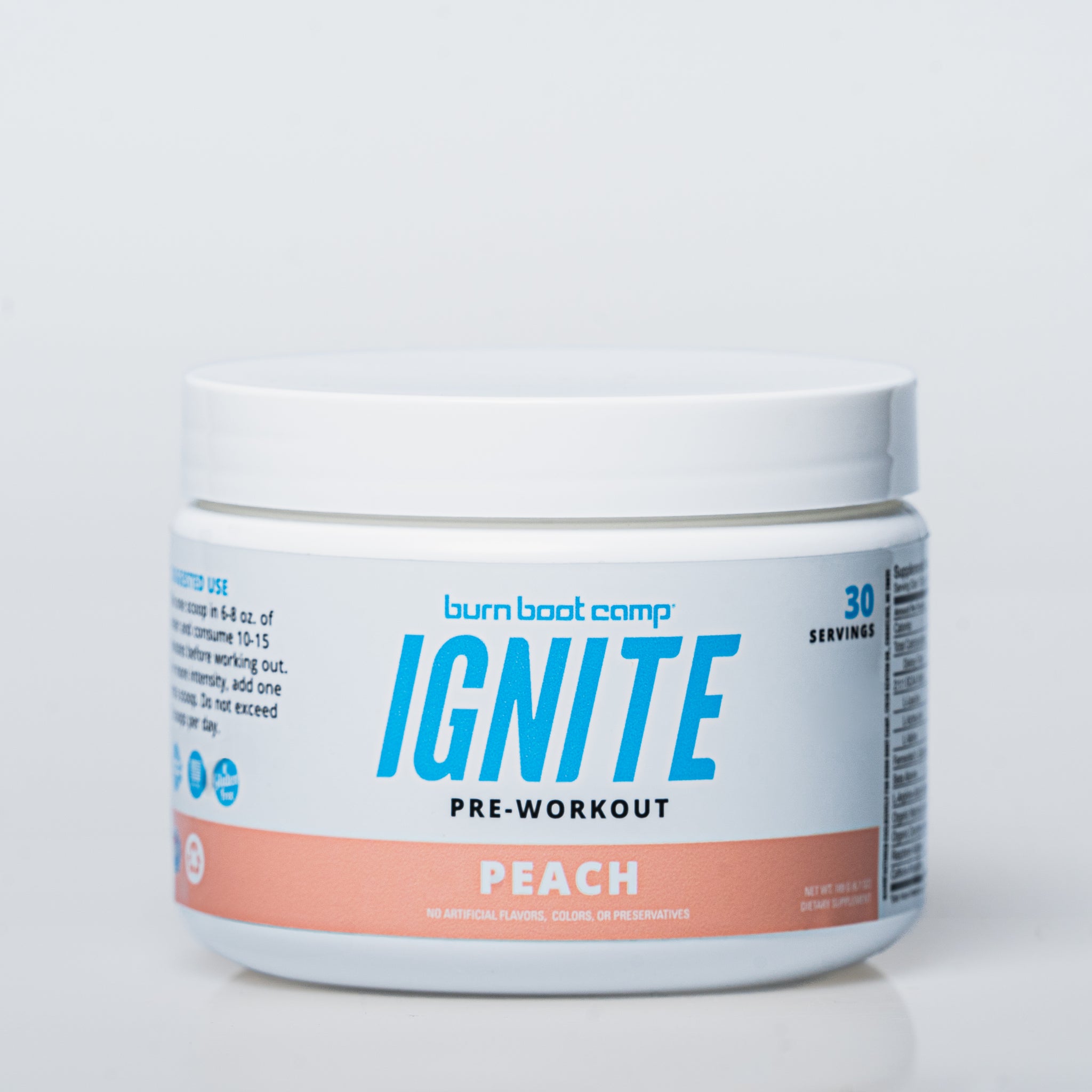 Ignite Pre-Workout Peach – Burn Boot Camp