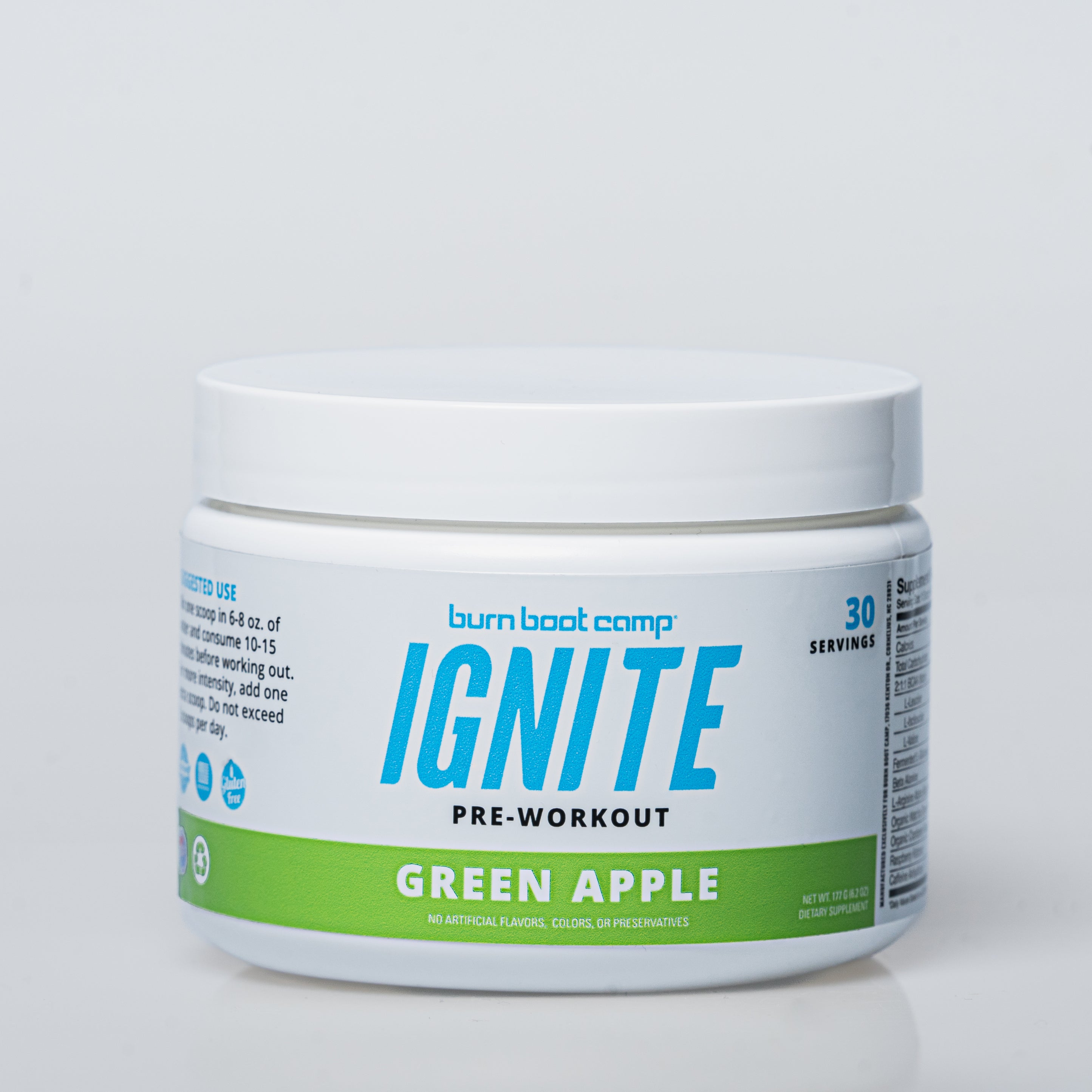 Ignite Pre-Workout Green Apple – Burn Boot Camp
