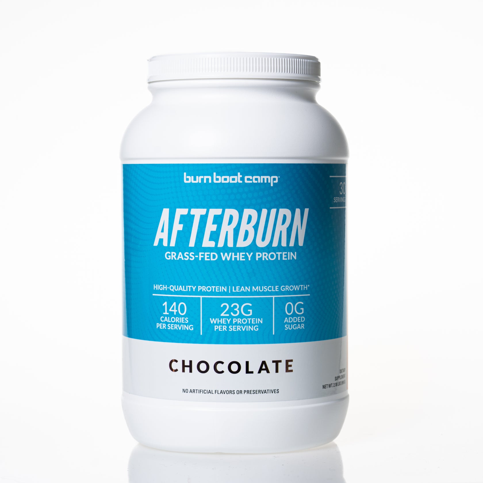 Afterburn Chocolate Whey Protein – Burn Boot Camp