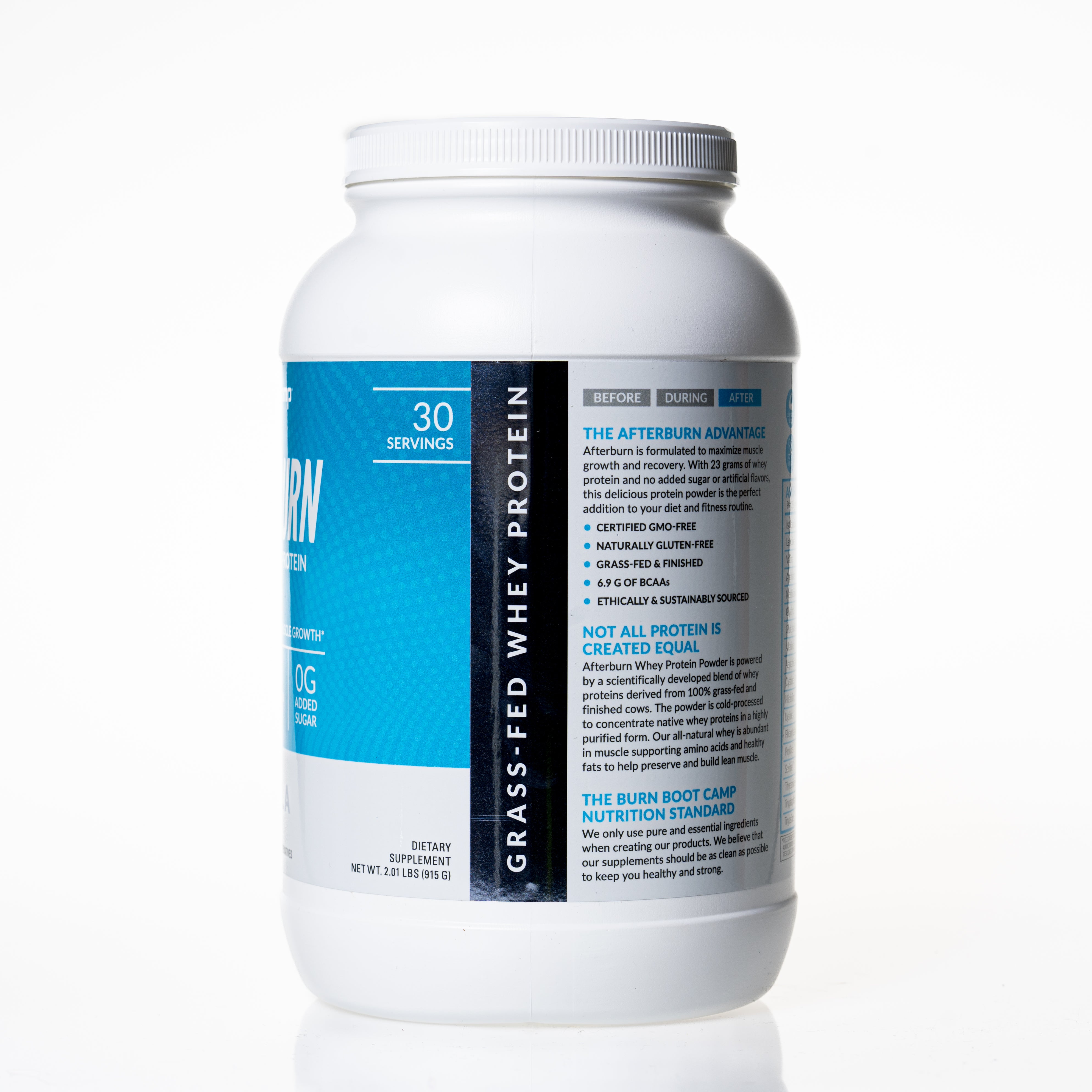 Afterburn Vanilla Whey Protein – Burn Boot Camp