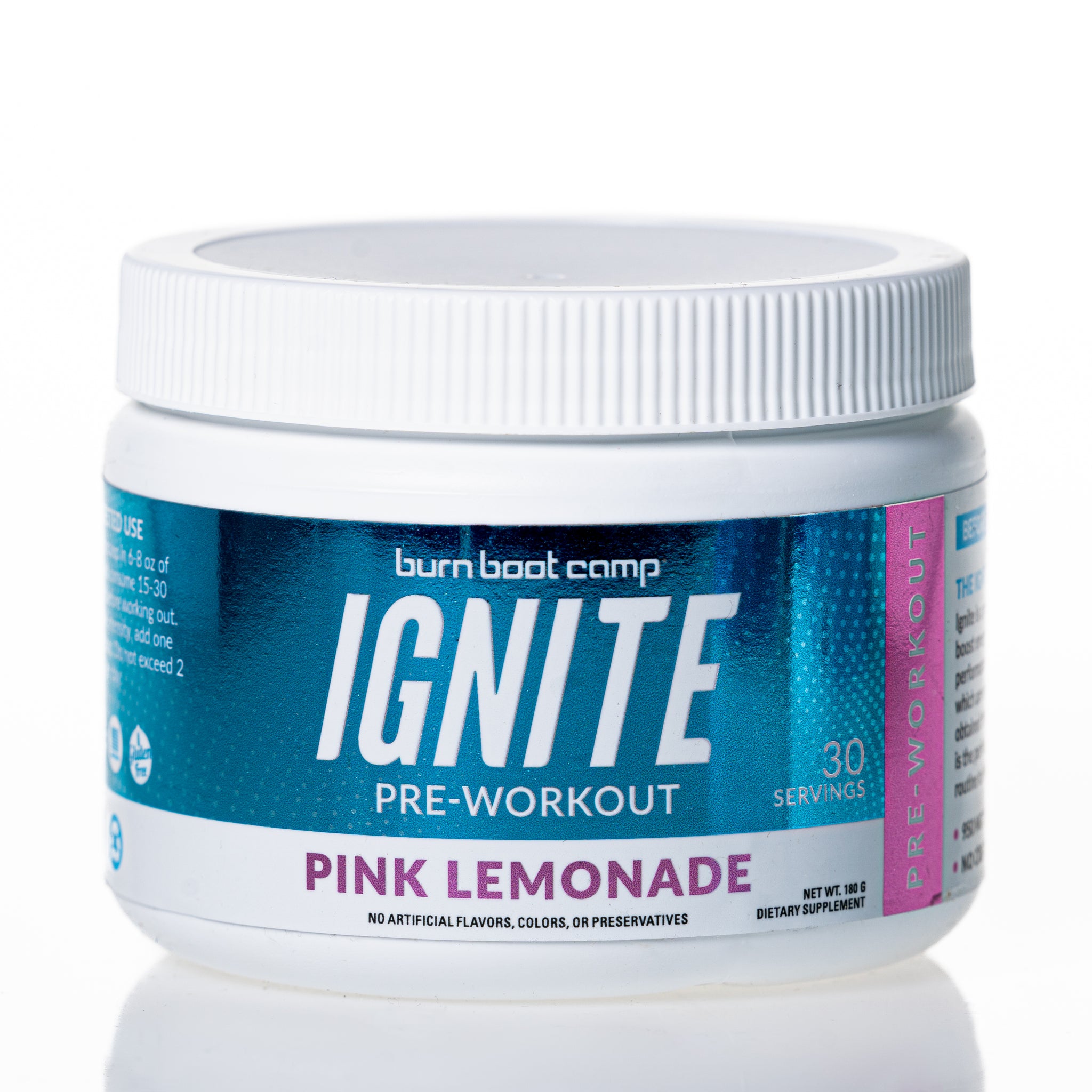 Ignite Pre-Workout Pink Lemonade – Burn Boot Camp